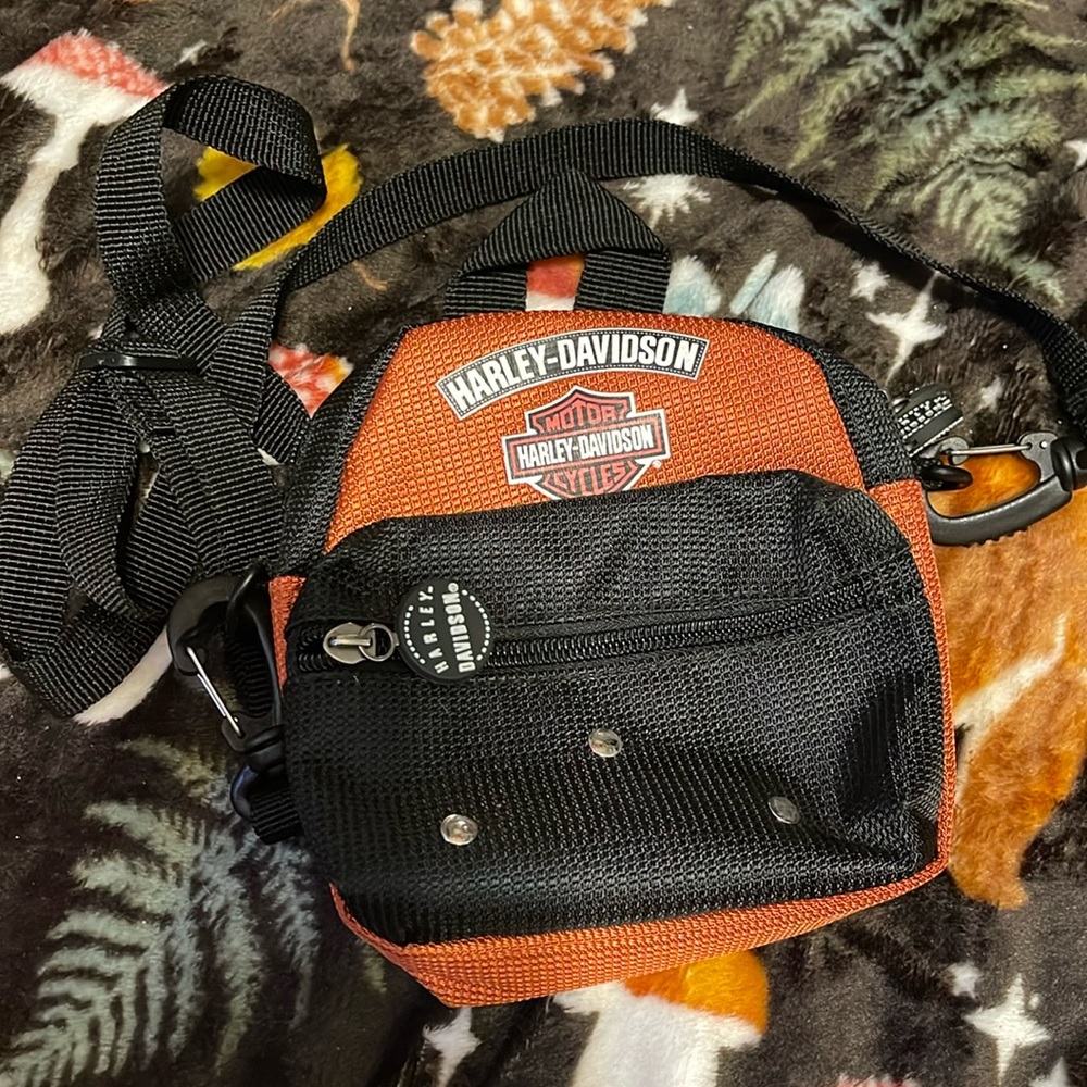 Small Harley Davidson Backpack Like Crossbody Bag - Gem